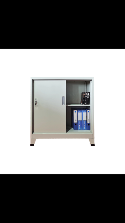 Cheap Price Half Height Sliding Door File Cabinet Metal Cupboard ...