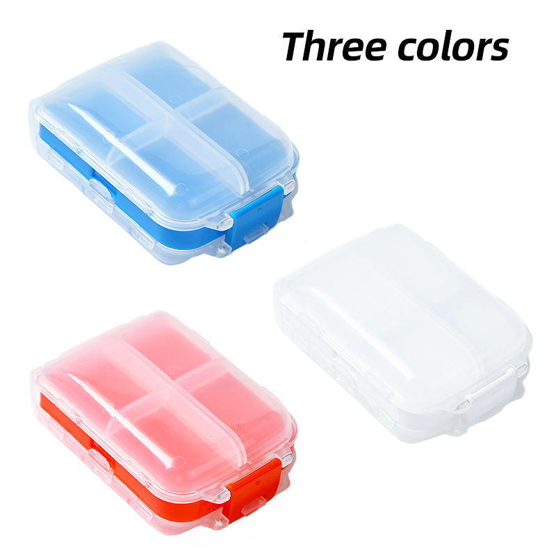 Orange Blue White 3 Color Fishing Tackle Box Topline Outdoor ABS Gear ...