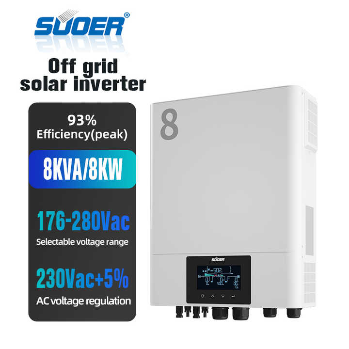 Smart Hybrid Solar Inverter - 8KW, 10KW, 11KW Efficiency