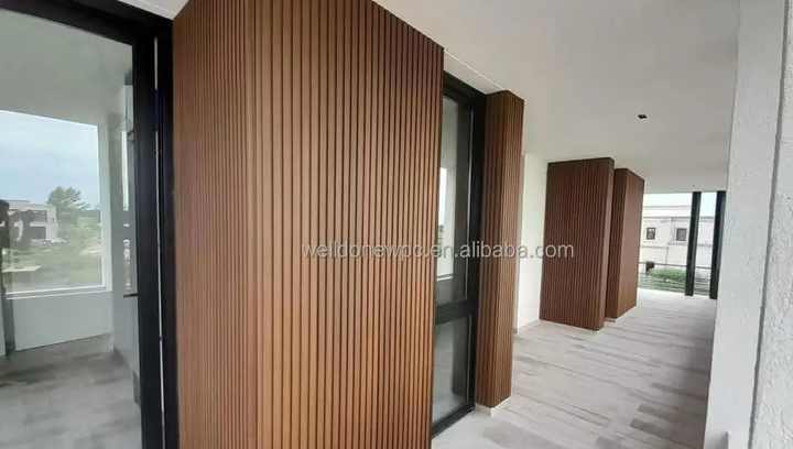 Mixed Teak Color WPC Wall and Ceiling Cladding - Durable & Stylish