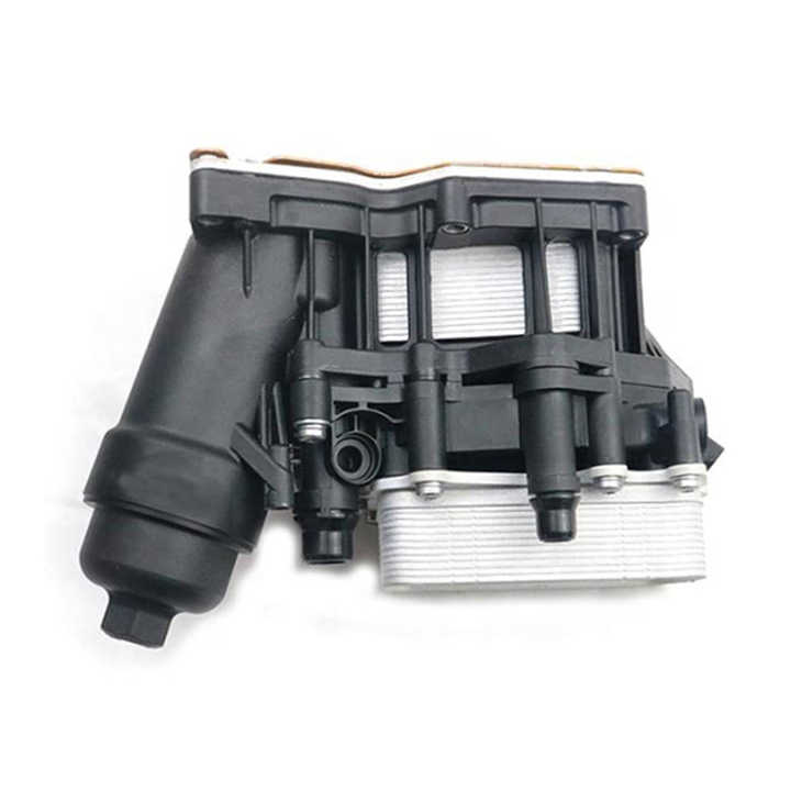 Oil Filter Housing Transmission Oil Cooler Assembly for BMW N47 F30 F32 ...