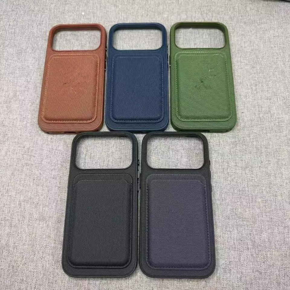 2026 1:1 Original Techwoven Fabric Magnetic Phone Card Holder Woven ...