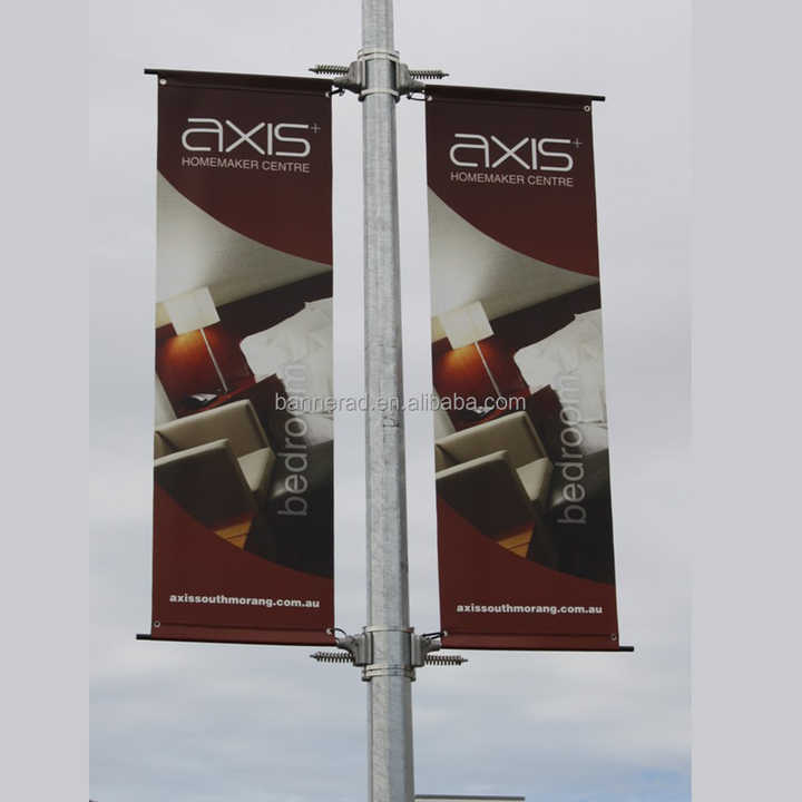 Winter Pole Banners - Effective City Light Pole Advertising
