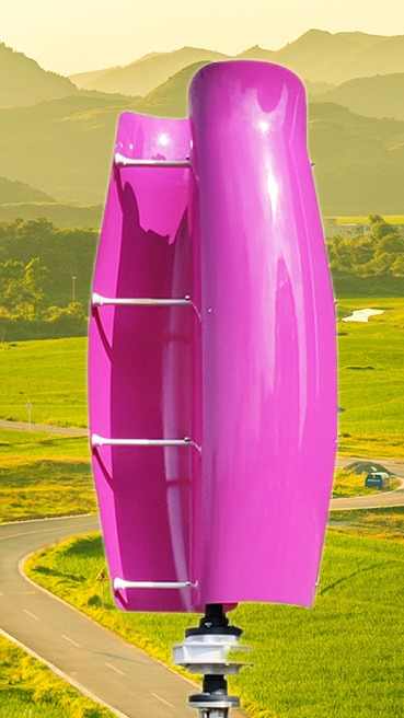 家用200W 500W 600W 700W Helios CE & ISO 0.5m 1.3 m/s的低风静音郁金香花发电机垂直轴风力发电机 ...