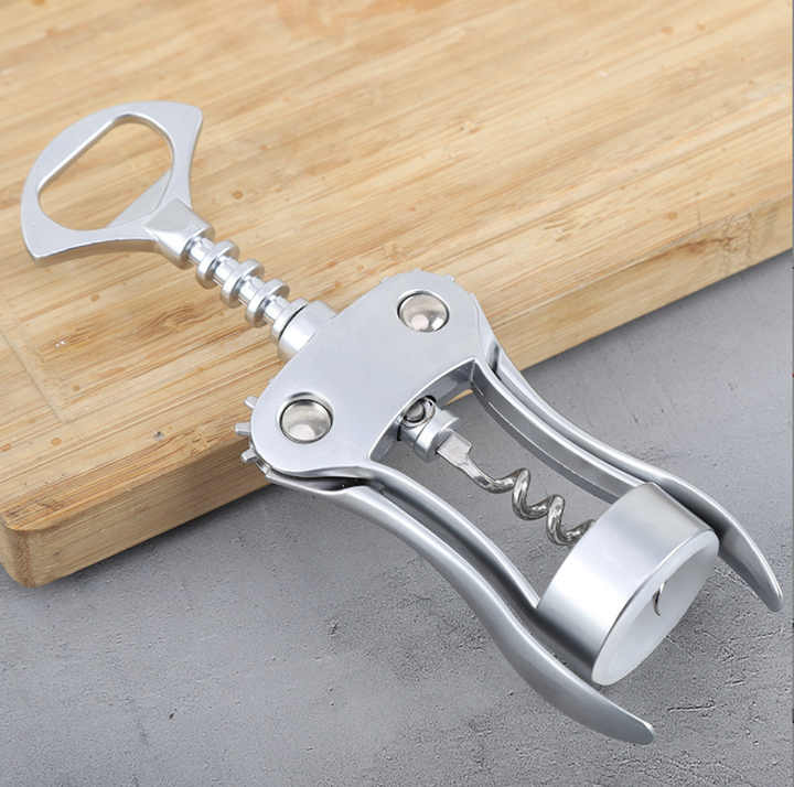 Wholesale Metal Crafts Stainless Steel Corkscrew Red Wine Bottle Opener ...