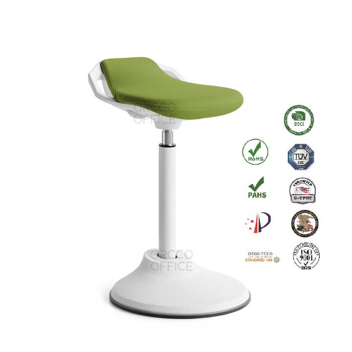 Ergonomic Home Office Portable Stool Swivel Plastic Sit Stand Work ...