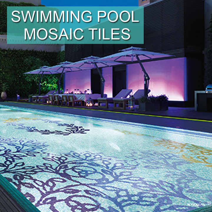 Custom Swimming Pool Mosaic Tile Art - Flower Turtle Mermaid Dolphin ...