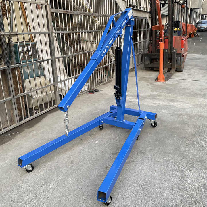 Heavy Duty 2 Ton Engine Crane Stand Hoist Lift Jack Repair Workshop ...
