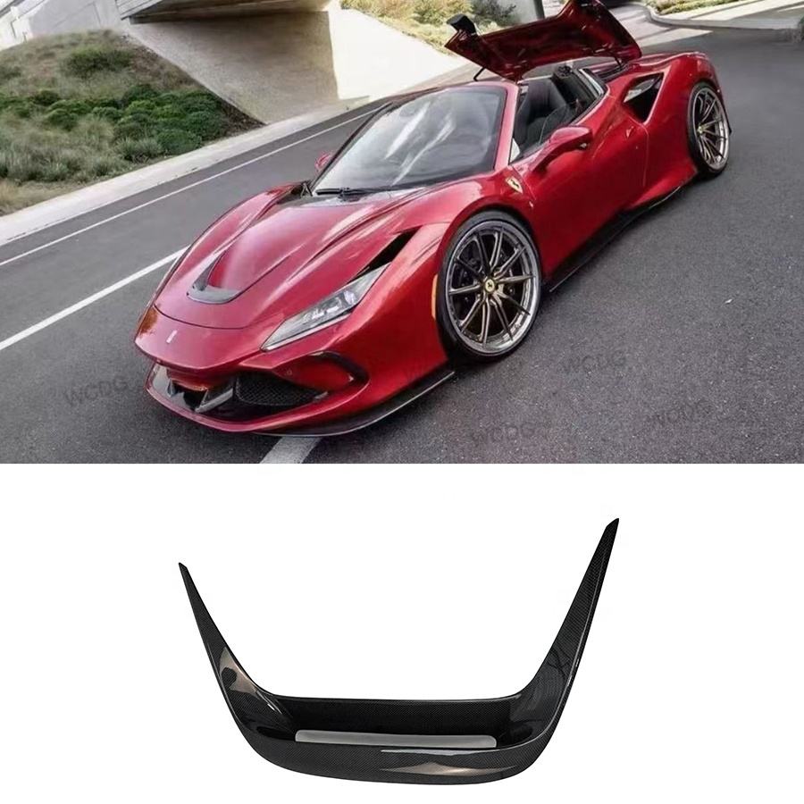 Dry Carbon Fiber Hood Vent Scoop for Ferrari F8 Tributo Spider 2019 ...