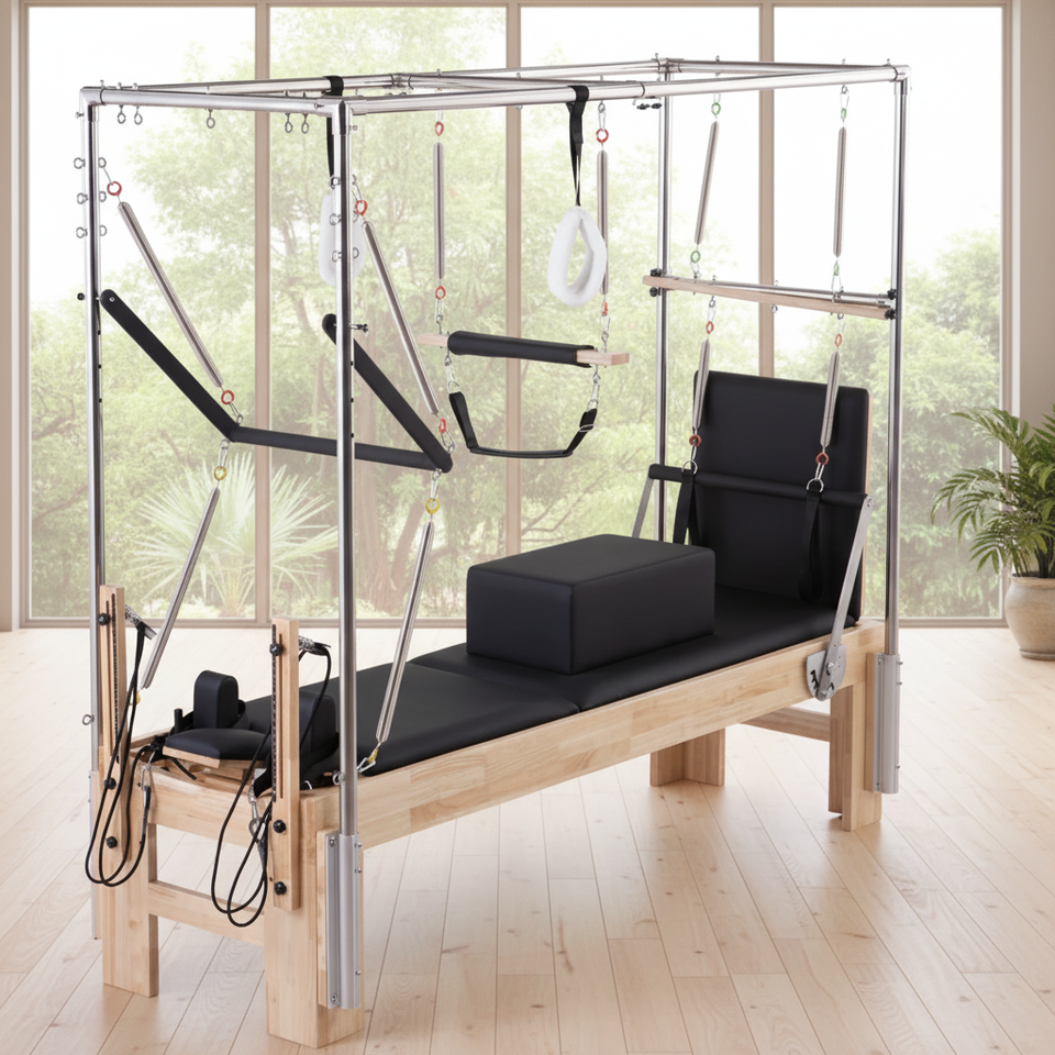 High Quality Brand Oak Wood Pilates Reformer Half Trapeze Professional ...
