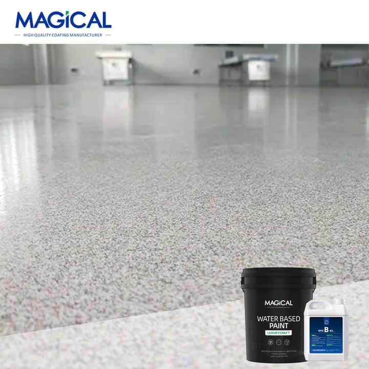 Epoxy Floor Color Paint - High Gloss Marble Effect Coating