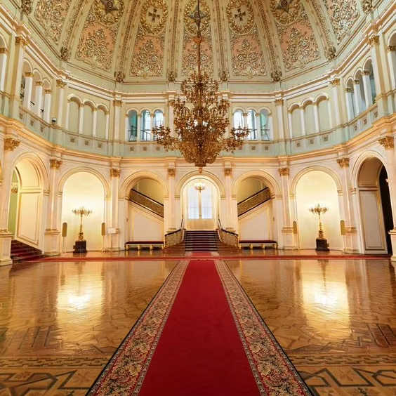 Custom Red Wedding Event Stage Floor Carpet Rolls Nylon