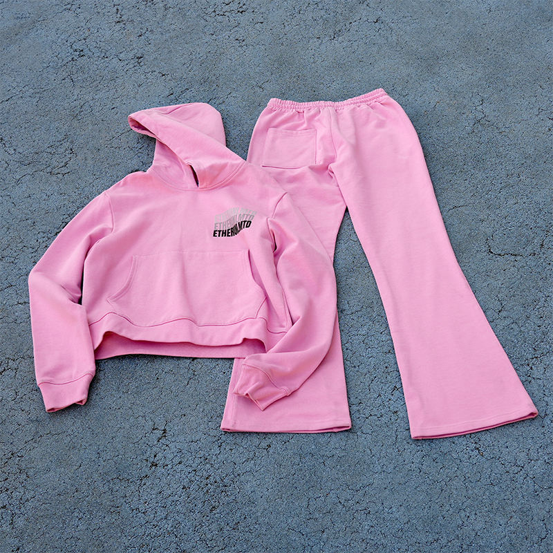 Custom Logo Streetwear Hoodie Set Unisex High Quality Wholesale Luxury ...