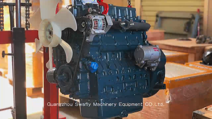 4 Cylinder Kubota V2403 Motor for Excavators - High Quality