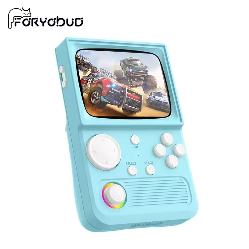 W New R36T Video Palm Game Console 3.5-inch IPS Screen Linux System RGB ...