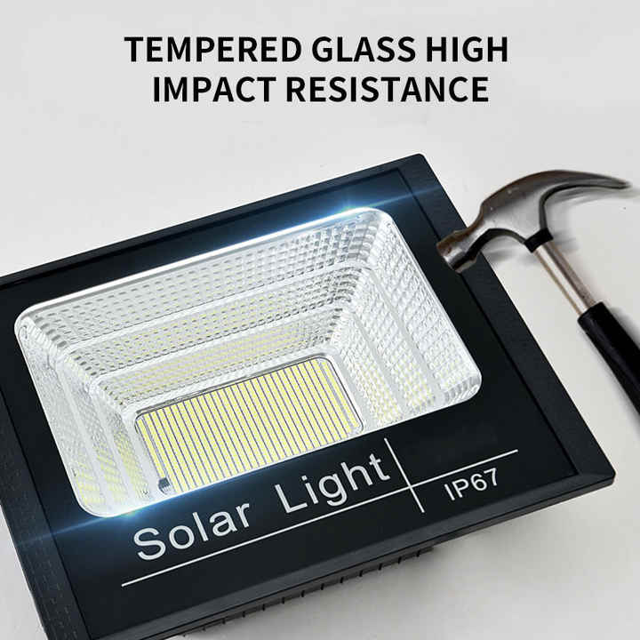 Outdoor Garden Ip67 Remote Control Aluminum Solar Lamp Floodlight 40w ...