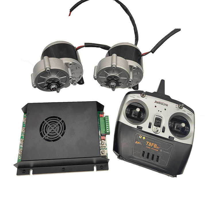 24V 48V Dual Drive Motor Controller RS485 Communication Control PWM 50A ...