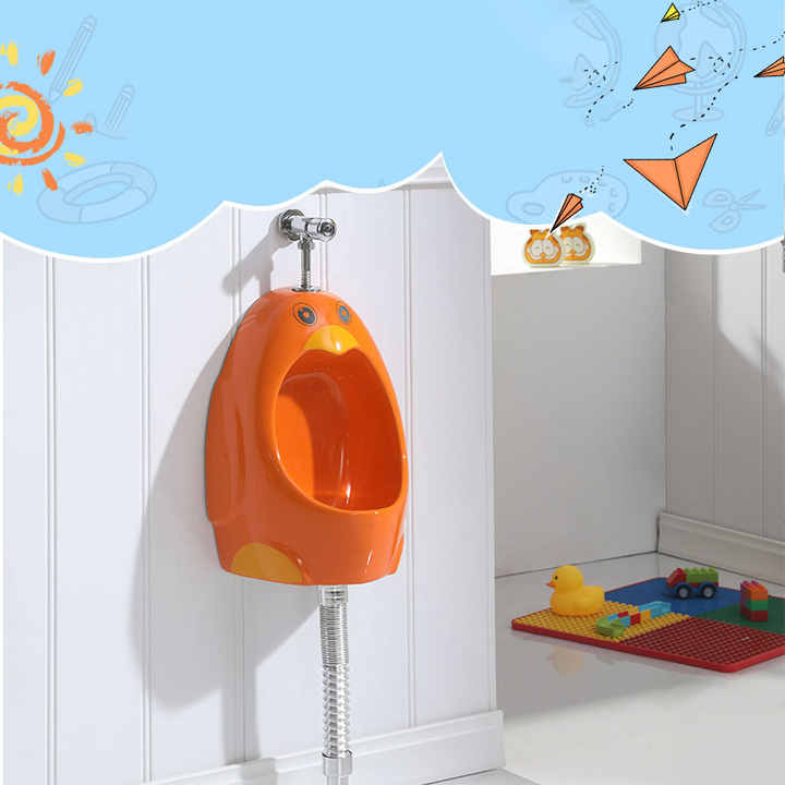 Cartoon Ceramic Coloured Children’s Urinals - Wall Mounted