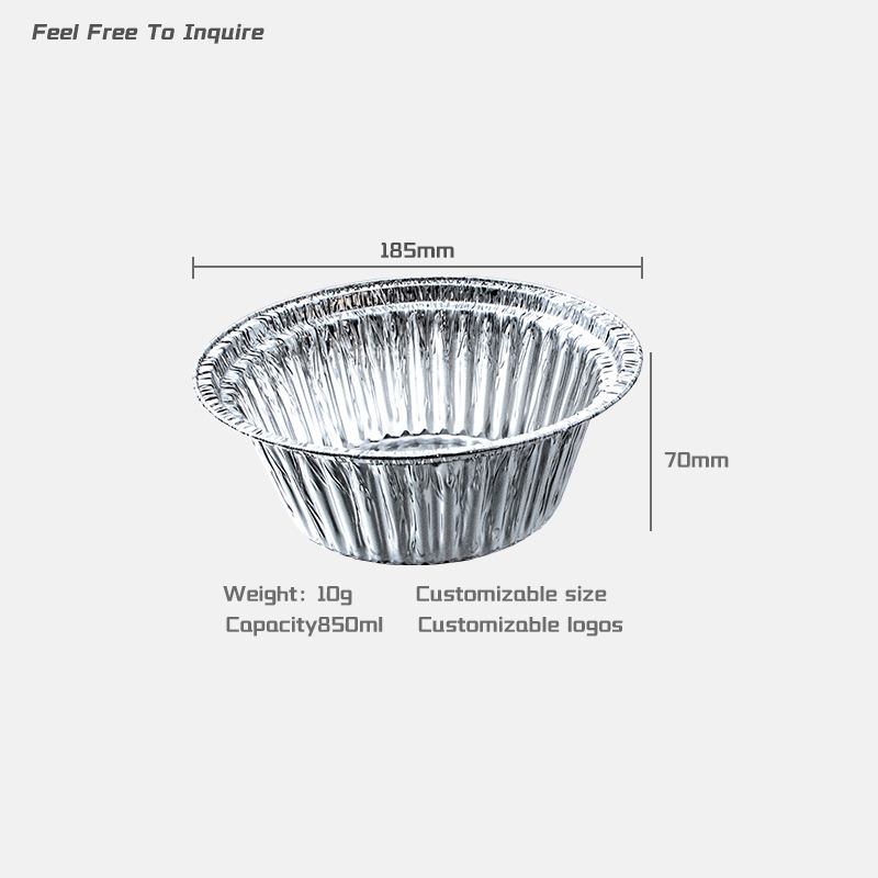 850ml 185*70mm Round Deep Casserole Good Price Wholesale Disposable ...