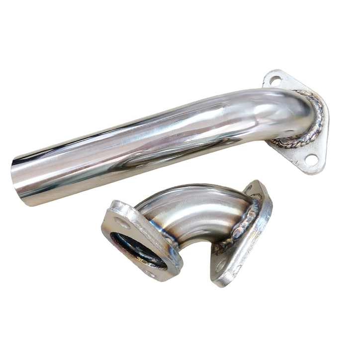 Universal 35mm / 38mm Wastegate Turbo Dump Tube Pipe Elbow Set Adaptor ...
