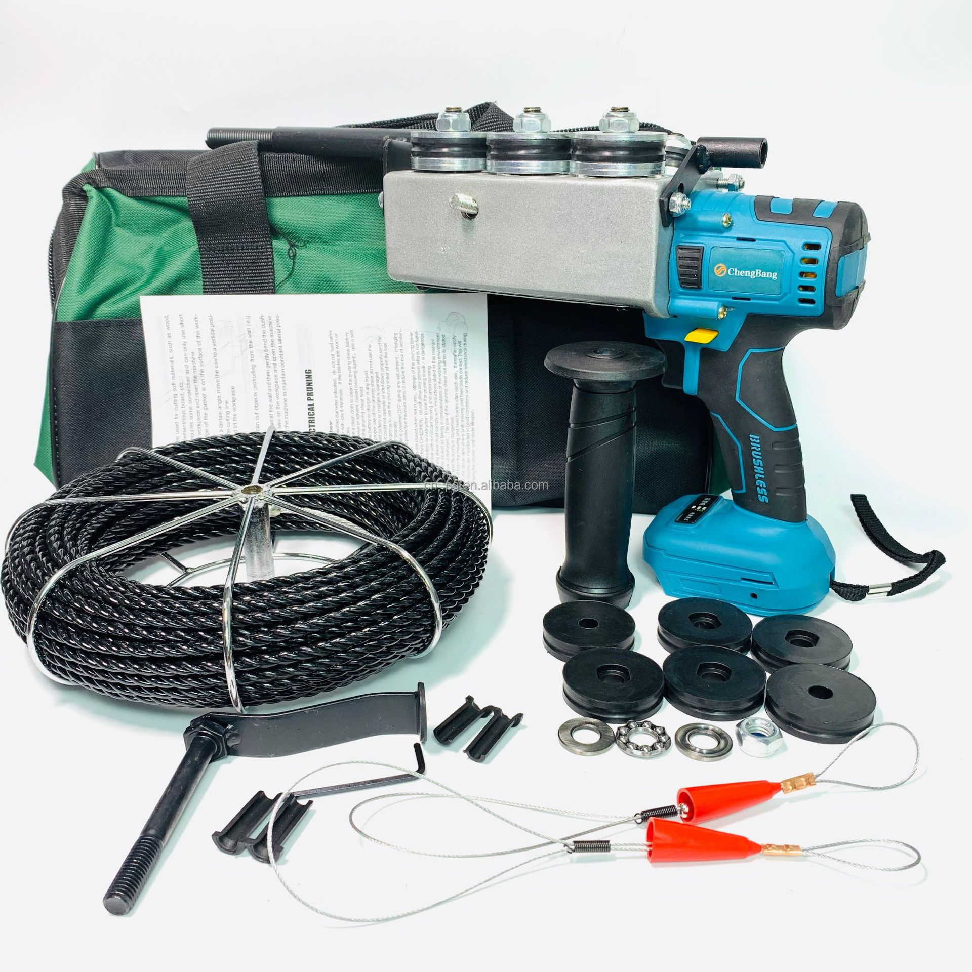 New lithium battery cordless threading machine cable automatic wall ...