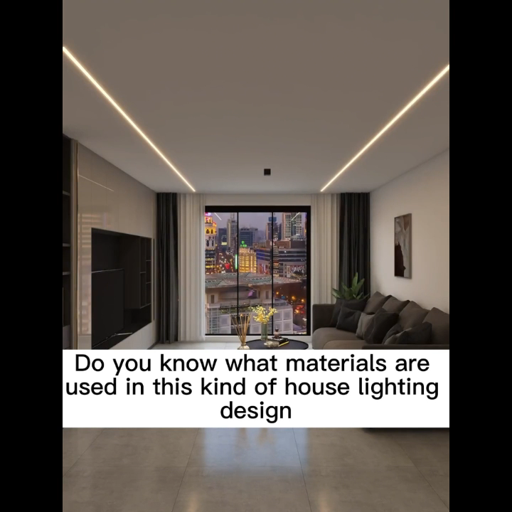 86*57Mm 1M 2M 3M Alu Profil U Channel Extrusion Black Surface Recessed ...