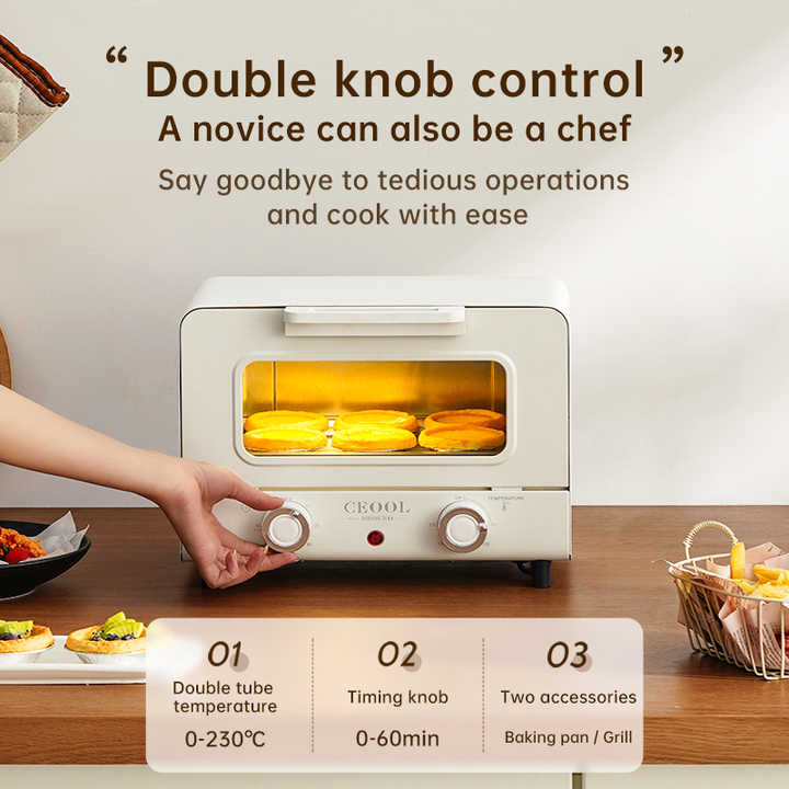 Mini Electric Oven - 10L Portable Bread Baker & Pizza Maker