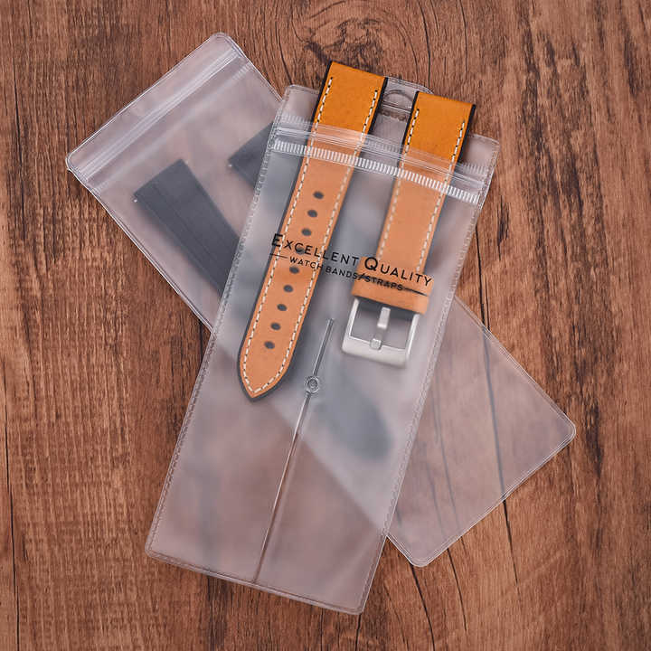 Juelong Custom Logo Transparent Watch Strap Bag PVC