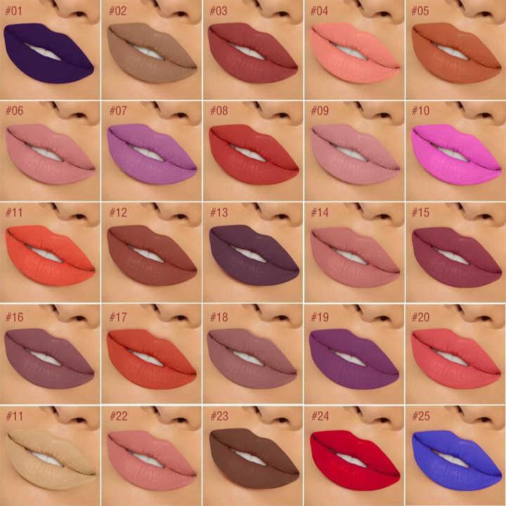 Private Label Makeup pink Flash Lipstick Matte Lipstick Base Long ...