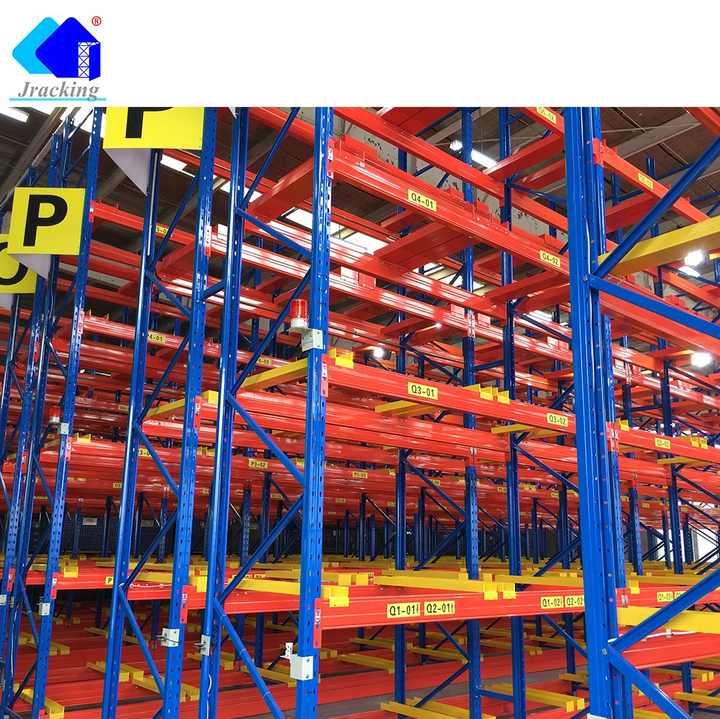 Jracking Metal Q355B 50mm Pitch EURO Pallet Rack Common Usage in ...