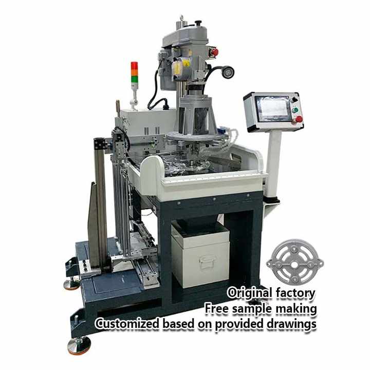 China Factory Desktop Tapping Machine Automatic Loading and Unloading Die-cast Parts Gear ...