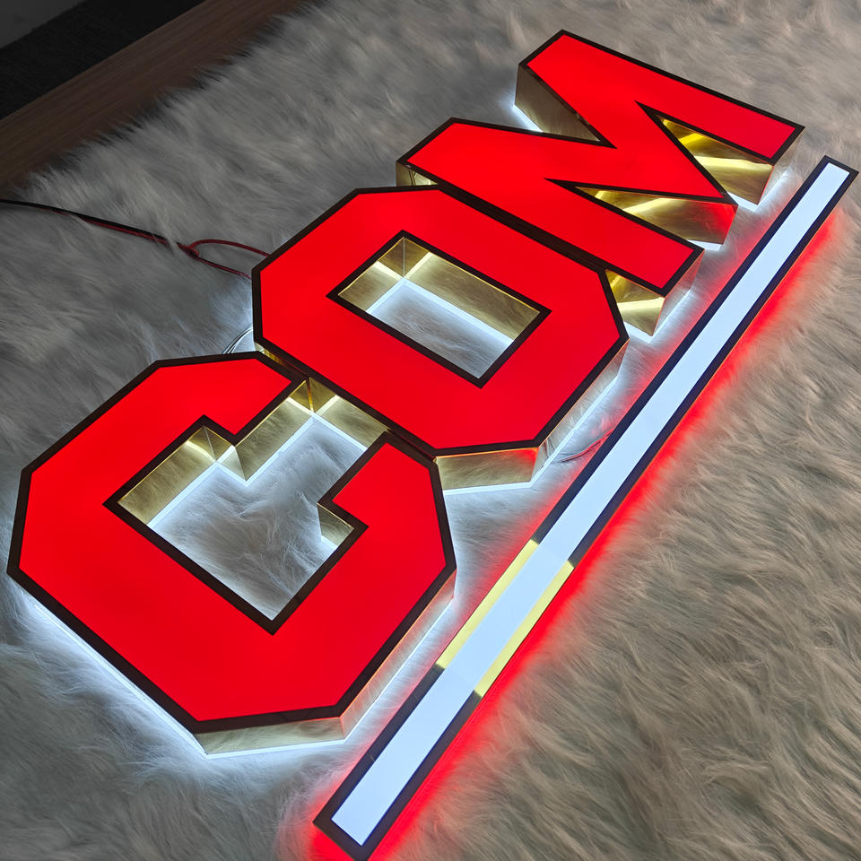 3d Letter Sign Stainless Steel Lighted Rgb Channel Letter 3d Sign Board ...