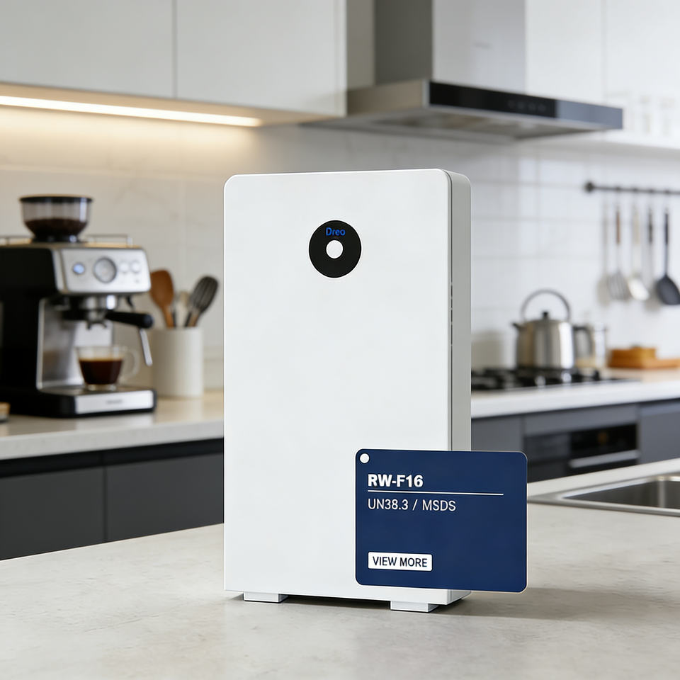 Deye RW-F16 Powerwall LiFePO4 Battery 51.2V 314Ah Stackable Home Solar ...