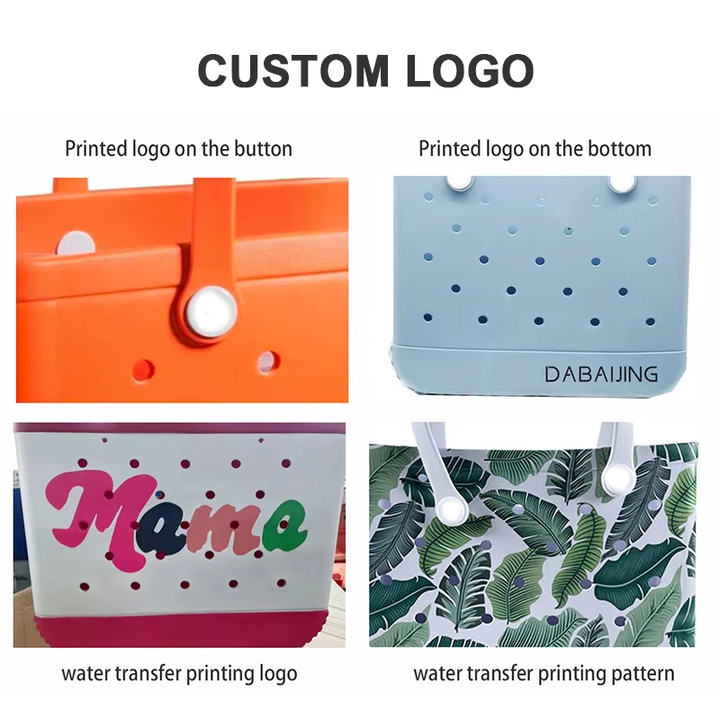 Shop Wholesale Fashion Beach Waterproof EVA Silicone Handbags