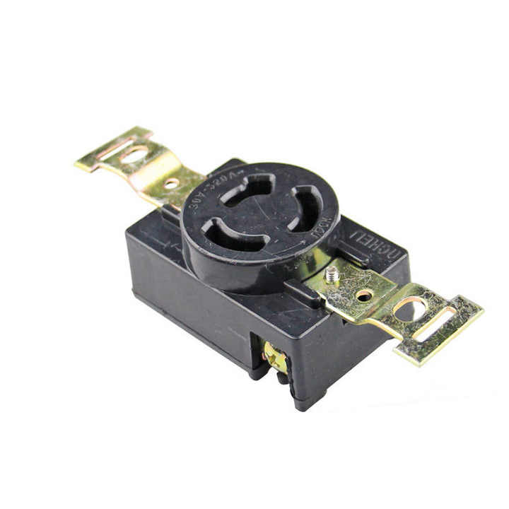 30A 250V Locking Receptacle Generator Power Twist Lock Socket 3 Pin ...