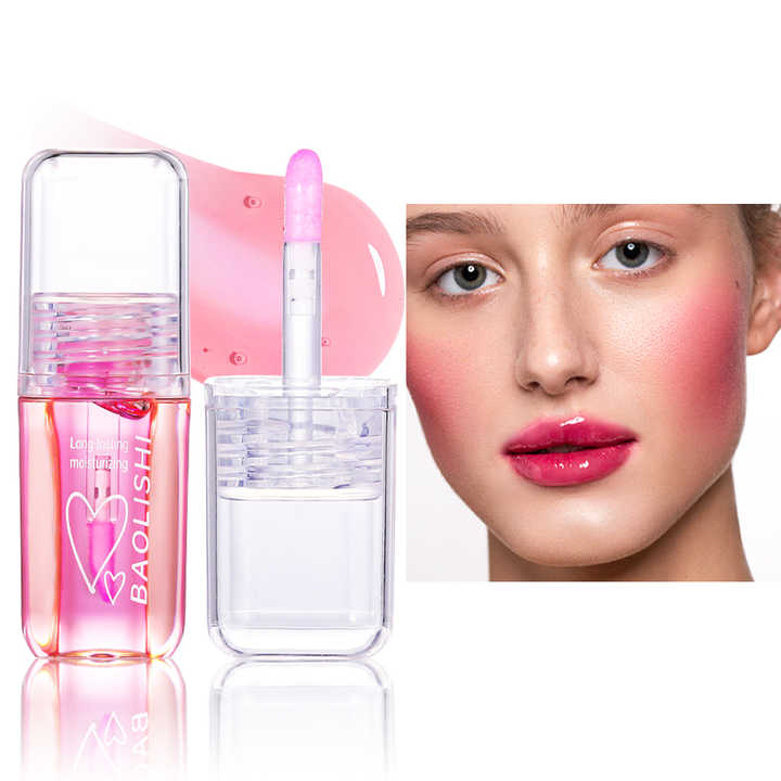 Magic Color Lip Gloss with Transparent Tube Moisturizing Mirror Lip ...
