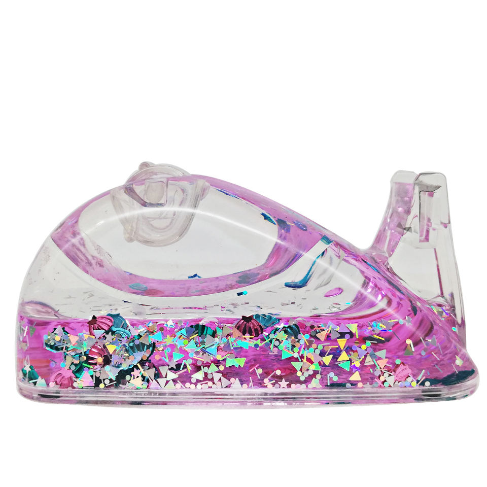 Liquid Flow Aqua Glitter Tape Dispenser for Office Decor - Multi ...