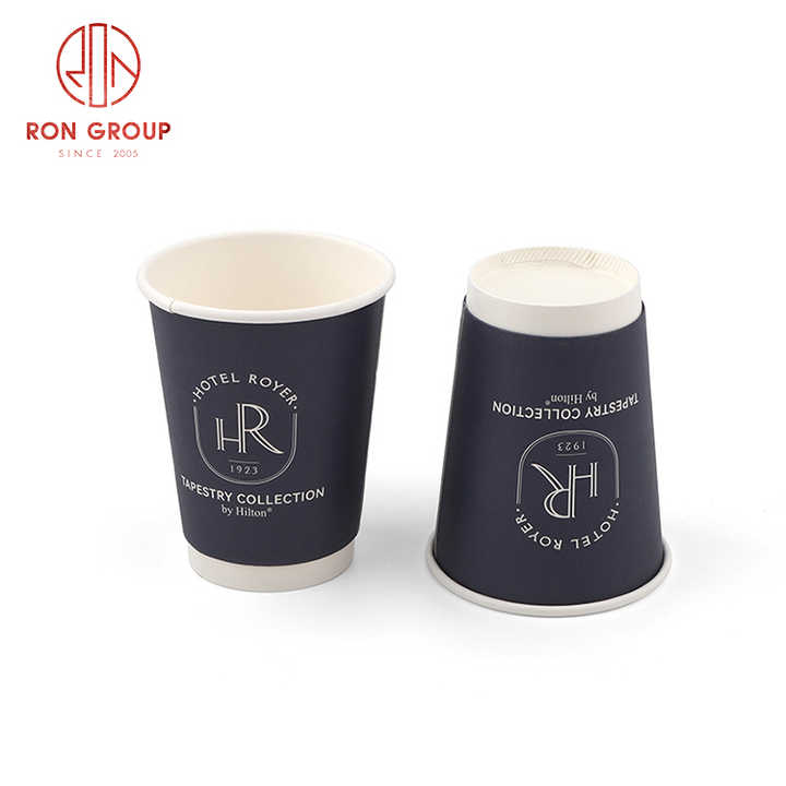 Restaurant Banquet Food Grade Disposable Container Coffee Color Printed ...