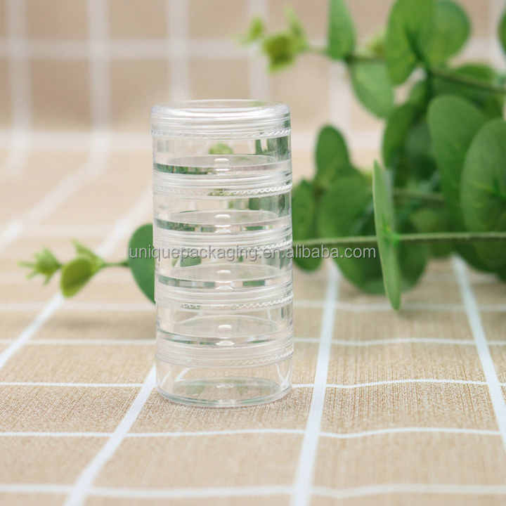 Stackable Sample Jars - 5 Stacks for Mix-and-match Makeup Blends ...