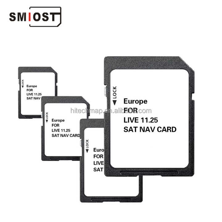 For SMIOST 16GB SD CID Card Car Map Navigation for Renault R Link 11.25 ...