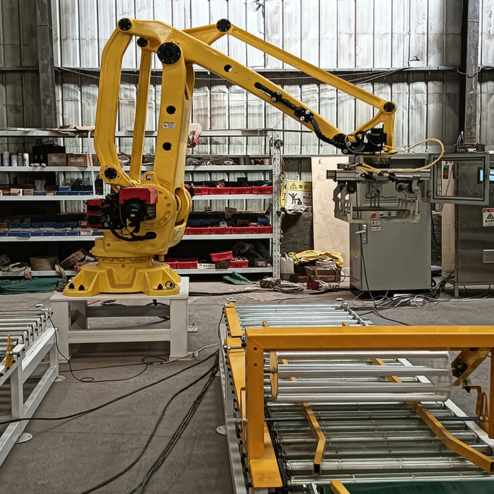 Automatic Robotic Arm Industrial Cobot Collaborative Container With Palletizing Robot Machine ...