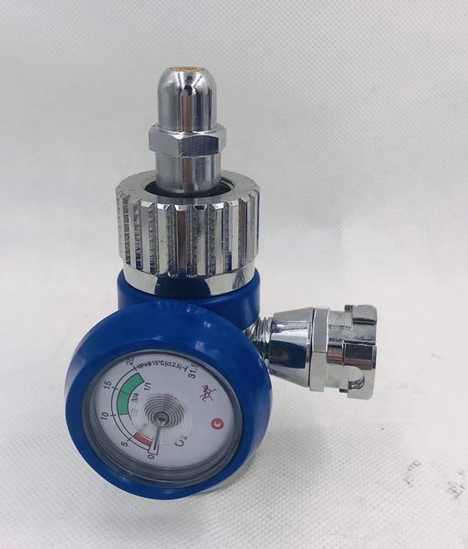 DIN Quick Adaptor Brass CGA540 Oxygen Pressure Regulator 0-15L DISS ...