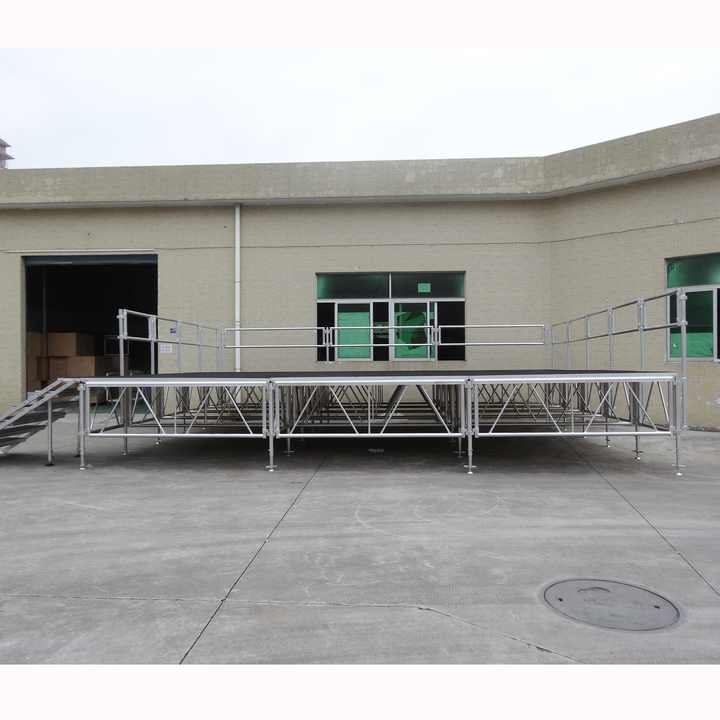Height Adjustable Concert Stage - Collapsible & Portable
