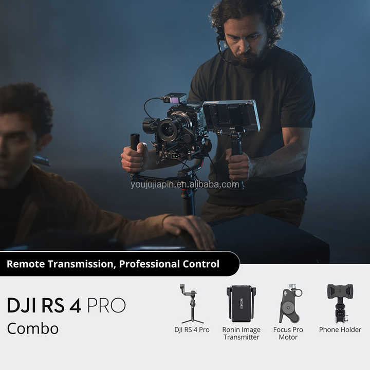 DJI RS 4 Pro Combo - 4.5kg Payload Capacity & Lidar Focusing