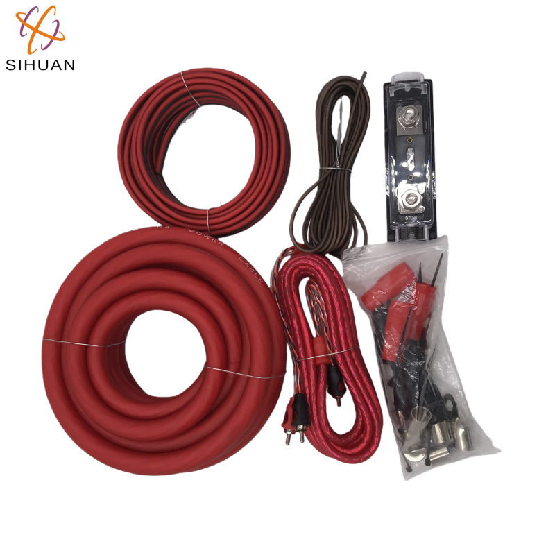 Power Cable 0GA CCA Wiring Kit for Car Audio Amplifier PVC Insulation ...