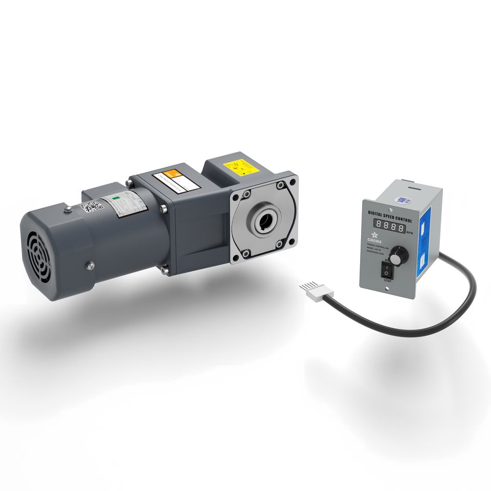 CHBNS High Precision AC Gear Motor 90W 90mm 110V 220V Right Angle ...