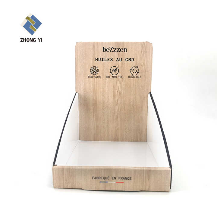 Custom POP Cardboard PDQ Display Stand Countertop Cardboard Display Rack Paper Table Top Display ...