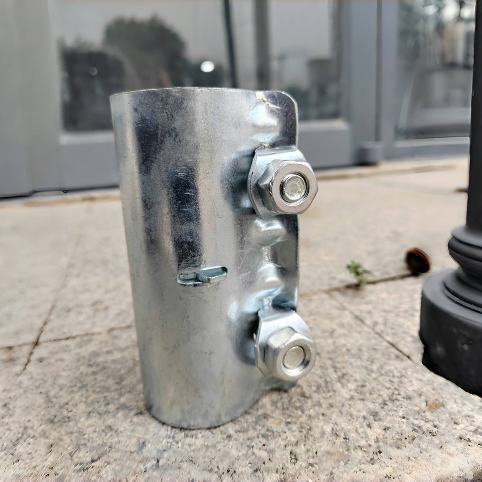 Galvanized Pressed Sleeve Coupler Q235 Steel Pressed Sleeve Coupler for ...