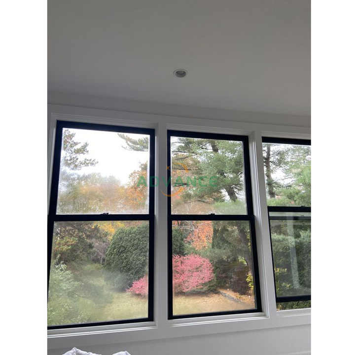 Modern Upvc Double Hung Vinyl Window with Low-e Glass & Screen ...