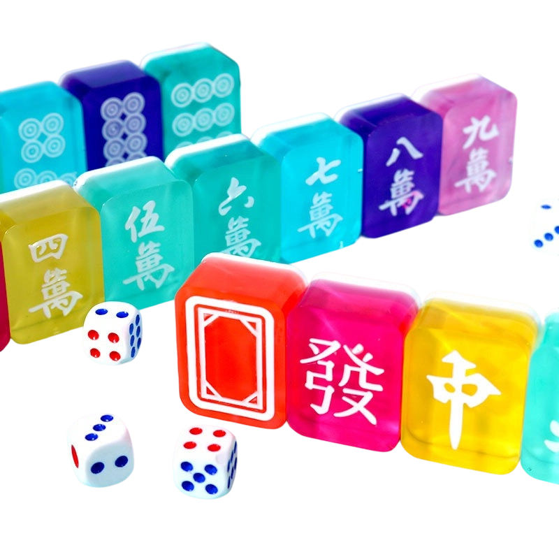Engraved logo Mahjong Tiles OEM ODM Resin Epoxy Bespoke Artwork Juegos ...